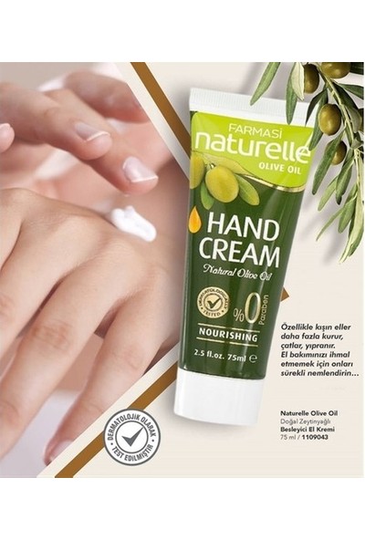 Farmasi Naturelle Zeytinyağlı El Kremi 75 ml Farmasi Naturelle Zeytinyağlı El Kremi 75 ml