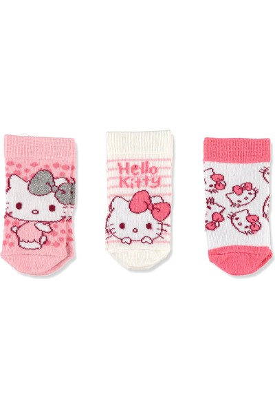 Hello Kitty 3lü Soket Çorap