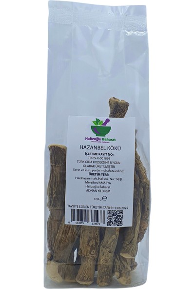 Hafızoğlu Baharat Hazanbel (Eğir) Kökü 100 G