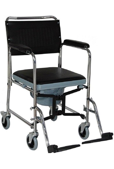 Tekerlekli Banyo Tuvalet Sandalyesi Tekerlekli Banyo Tuvalet Sandalyesi