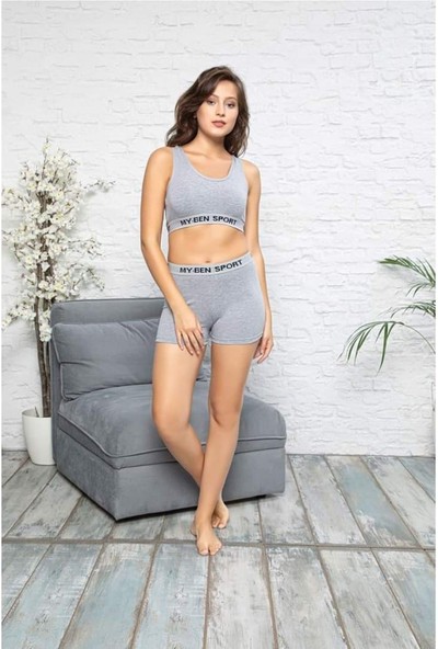 Şahane Kadın Giyim Şortlu Kadın Spor Takım