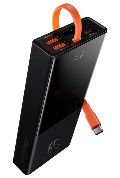 Baseus Elf 20000MAH 65W Dijital Göstergeli Hızlı Şarj Powerbank Baseus Elf 20000MAH 65W Dijital Göstergeli Hızlı Şarj Powerbank