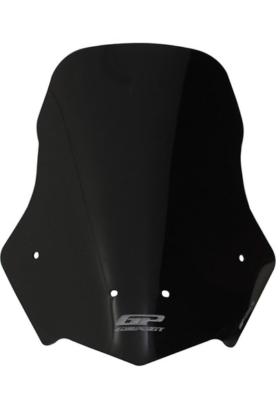 Gp Kompozit Benelli Tnt 250 2015-2018 Uyumlu Ön Cam Siyah 42 Cm