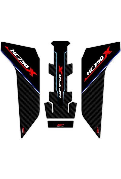 Gp Kompozit Honda Nc 750 x 2016-2020 Uyumlu Tank Pad Seti Mavi Gp Kompozit Honda Nc 750 x 2016-2020 Uyumlu Tank Pad Seti Mavi