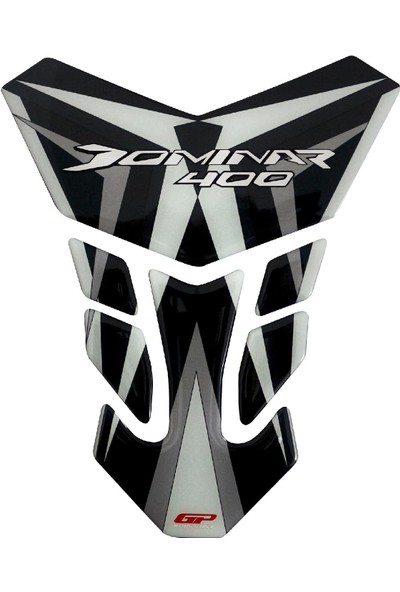 Gp Kompozit Bajaj Dominar 400 2017-2020 Uyumlu Tank Pad Siyah-Gri Gp Kompozit Bajaj Dominar 400 2017-2020 Uyumlu Tank Pad Siyah-Gri