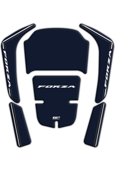 GP Kompozit Honda Forza 250 2018-2022 Uyumlu Tank Pad Lacivert GP Kompozit Honda Forza 250 2018-2022 Uyumlu Tank Pad Lacivert