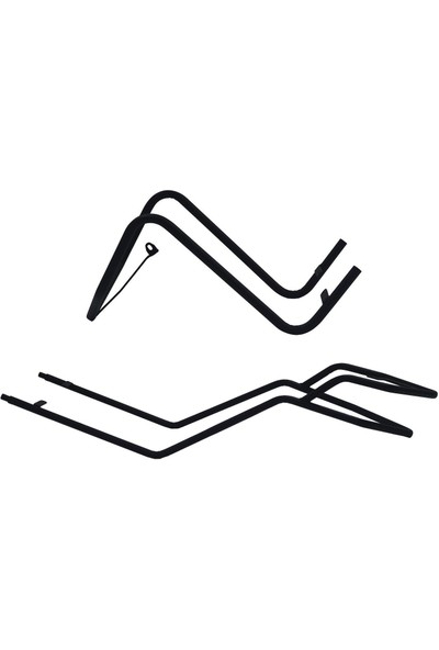 GP Kompozit Honda Dio 2021-2022 Uyumlu Koruma Demiri Siyah