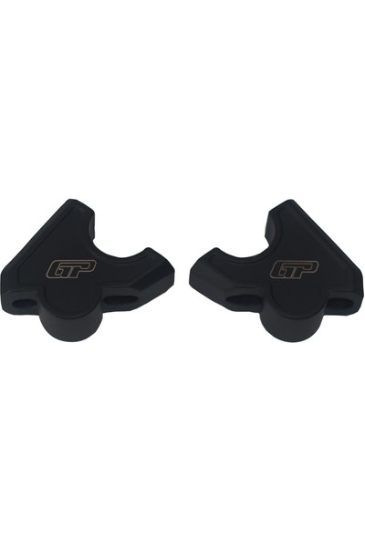 GP Kompozit Honda Africa Twin CRF1000L/1100L 2016-2022 Uyumlu Gidon Yükseltme Siyah