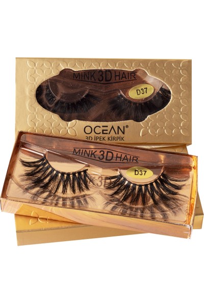Ocean Doğal Ipek Takma Kirpik, Kolay Uygulanabilir D37 Ocean Doğal Ipek Takma Kirpik, Kolay Uygulanabilir D37