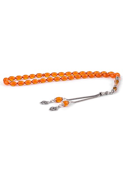 Amber Ateş Kehribar Tespih