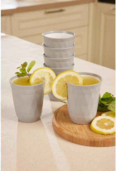 Hobby Life 6'lı Plastik Prizma Bardak 0,35 Lt