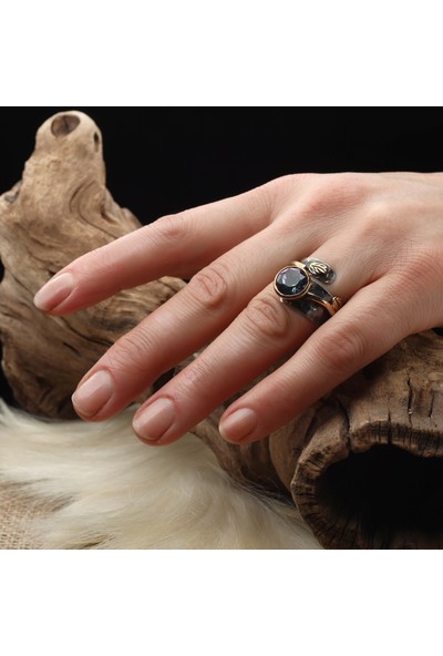 Sima Silver Gümüş Tasarım Mistik Topaz Taşlı Otantik Bayan Yüzük Tak Sima Silver Gümüş Tasarım Mistik Topaz Taşlı Otantik Bayan Yüzük Tak