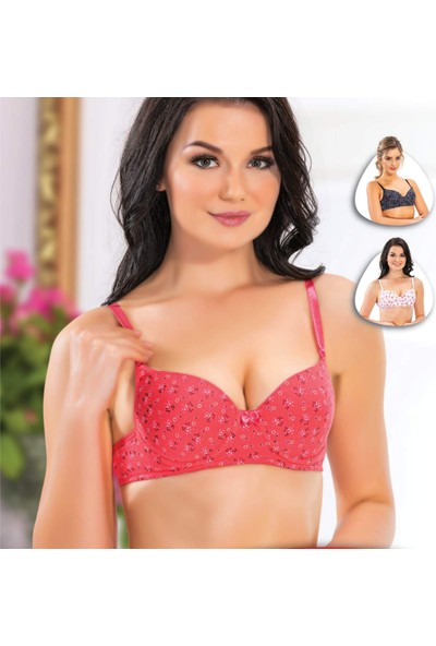 Liza 1013 Dolgulu Desenli Sütyen