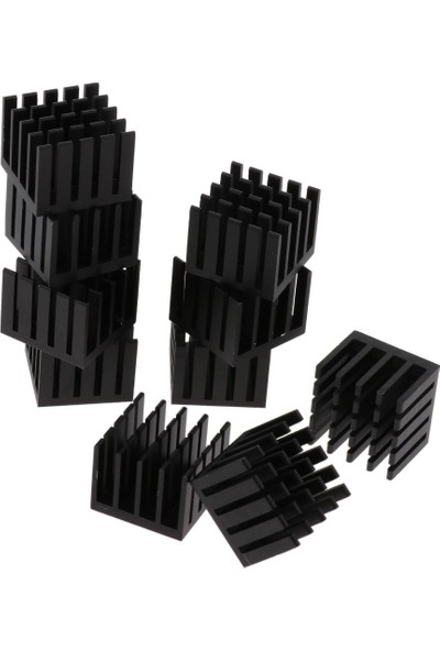 Yeajion 10X Soğutucu Alüminyum Soğutucu LED Amplifikatör Transistör Için 20X20X16MM Siyah (Yurt Dışından) Yeajion 10X Soğutucu Alüminyum Soğutucu LED Amplifikatör Transistör Için 20X20X16MM Siyah (Yurt Dışından)