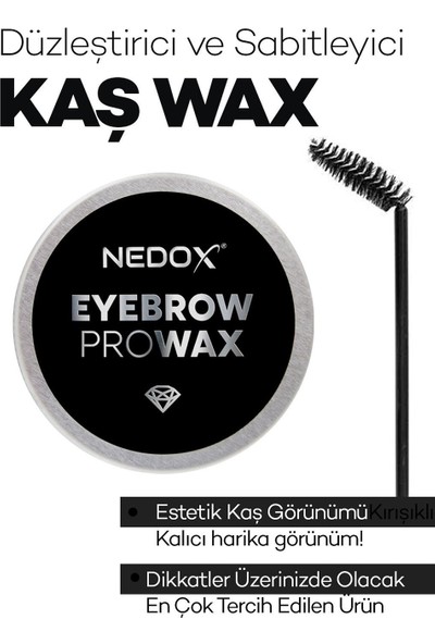Nedox Kaş Şekillendirici Sabitleyici Wax 50 ml Nedox Kaş Şekillendirici Sabitleyici Wax 50 ml