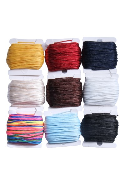 Eskişehir Hobi Sanat 10 Metre 9 Renk 0.8mm Paraşüt Ipi (Toplam 90 ) Kolye Ipi Takı Tasarım Ipi Bileklik Ipi Tesbih Ipi Eskişehir Hobi Sanat 10 Metre 9 Renk 0.8mm Paraşüt Ipi (Toplam 90 ) Kolye Ipi Takı Tasarım Ipi Bileklik Ipi Tesbih Ipi