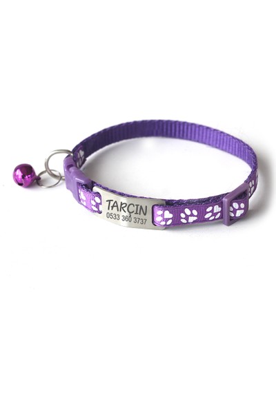 Dekoliva Sallanmayan Kedi Tasması Metal Isimlikli Dekoliva Sallanmayan Kedi Tasması Metal Isimlikli