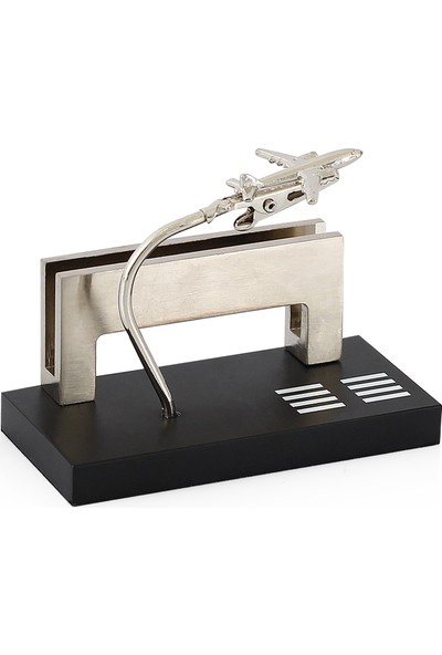 Zekupp Uçak Not Tutucu Kartvizitlik, Masa Üstü Aksesuar