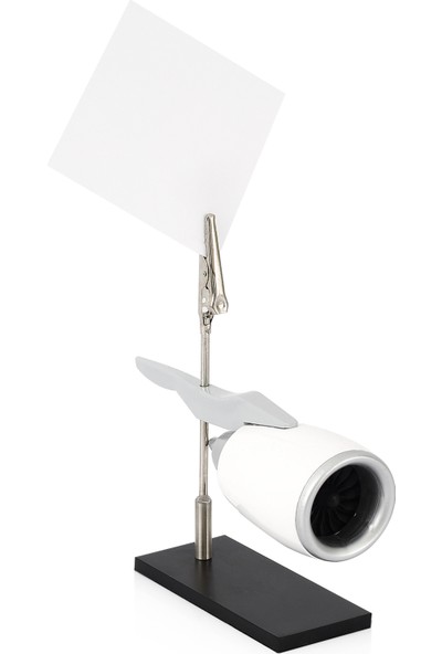 Zekupp Uçak Motoru Temalı Not Tutucu, Masa Üstü Aksesuar Zekupp Uçak Motoru Temalı Not Tutucu, Masa Üstü Aksesuar