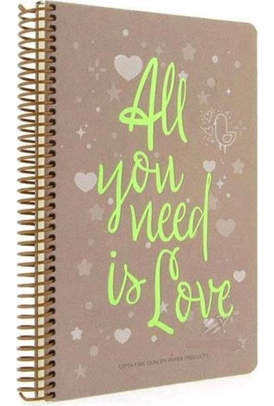 Umut Gıpta Love Book 17X24 Sert Kapak Defter 120 Yp. Kareli 5371 Umut Gıpta Love Book 17X24 Sert Kapak Defter 120 Yp. Kareli 5371