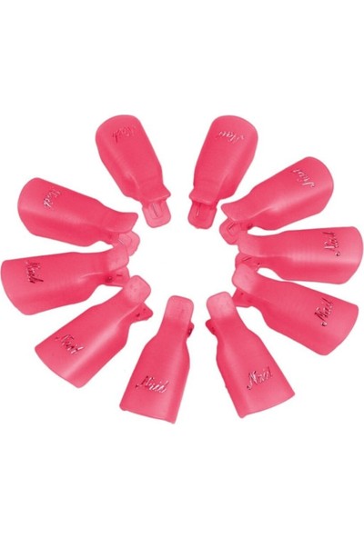 Ocean Kalıcı Oje Çıkarıcı Tırnak Mandalı 10 Adet