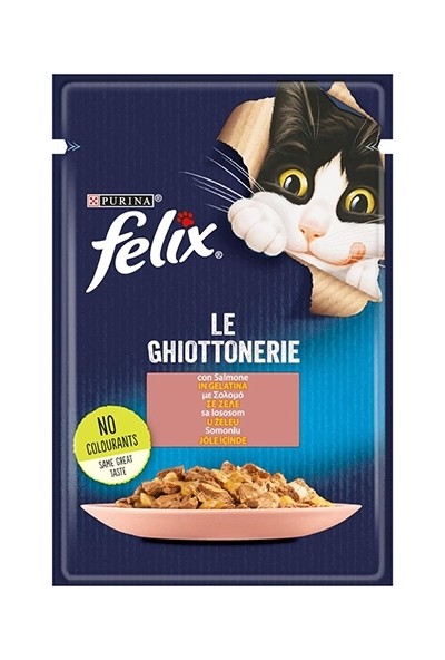 Felix Somon Balıklı Yetişkin Kedi Konservesi Pouch 12X85 gr Felix Somon Balıklı Yetişkin Kedi Konservesi Pouch 12X85 gr