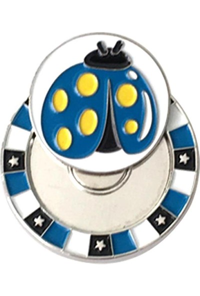 Manyetik Golf Şapka Klip Ayrılabilir Çinko Alaşım Top Marker Anti Pas Keepsake Mavi Manyetik Golf Şapka Klip Ayrılabilir Çinko Alaşım Top Marker Anti Pas Keepsake Mavi