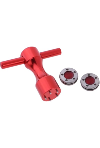 2 Adet Golf Atıcı Ağırlık Vidaları Kırmızı 35G Için Ingiliz Anahtarı Aracı ile 2 Adet Golf Atıcı Ağırlık Vidaları Kırmızı 35G Için Ingiliz Anahtarı Aracı ile