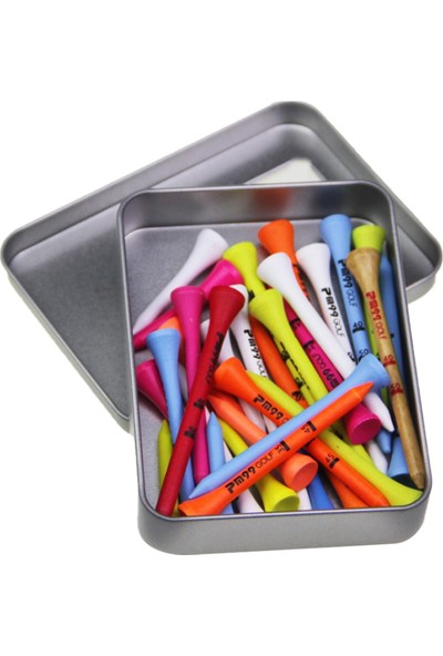30 Adet Saklama Kutusu ile Dayanıklı Golf Tees Renkli 42/70 / 83MM Golf Pratik 30 Adet Saklama Kutusu ile Dayanıklı Golf Tees Renkli 42/70 / 83MM Golf Pratik