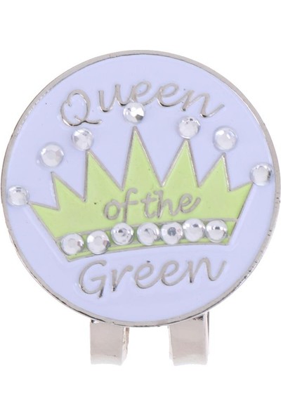 Parlak Rhinestones Manyetik Şapka Klip Golf Topu Marker Golf Visor Klip Parlak Rhinestones Manyetik Şapka Klip Golf Topu Marker Golf Visor Klip