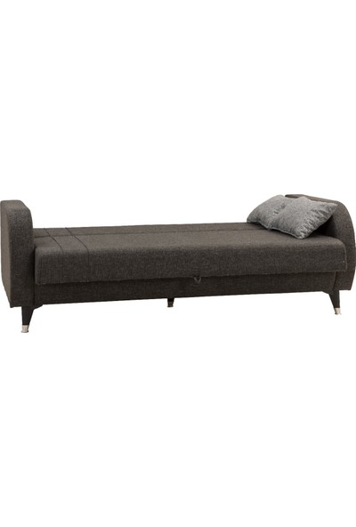 Mobital Mobilya Oval Kanepe Gri Keten