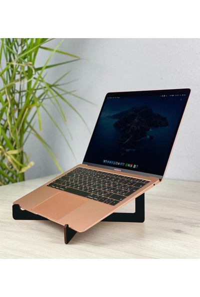 Bk Gift Taşınabilir Siyah Ahşap Notebook Laptop Standı Bk Gift Taşınabilir Siyah Ahşap Notebook Laptop Standı