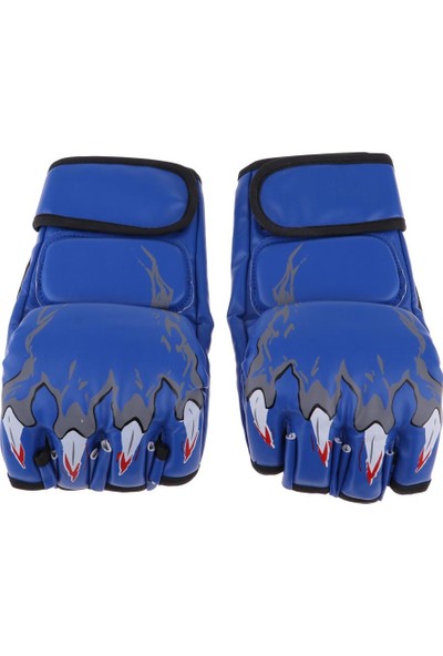 Yarım Parmak Boks Eldivenleri Grappling Mma Sanda Başlık Yukarı Sorlam Mıtt Blue1 Yarım Parmak Boks Eldivenleri Grappling Mma Sanda Başlık Yukarı Sorlam Mıtt Blue1