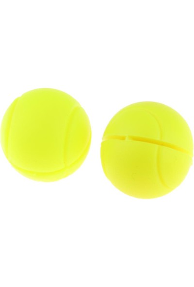 2 Adet Hafif Raket Titreşim Şok Emici Topları Raket Sampanları Sarı