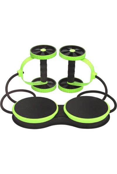 Karın Kas Eğitmen Çift Tekerlek Ev Fitness Egzersiz Egzersiz Ip Yeşil Karın Kas Eğitmen Çift Tekerlek Ev Fitness Egzersiz Egzersiz Ip Yeşil