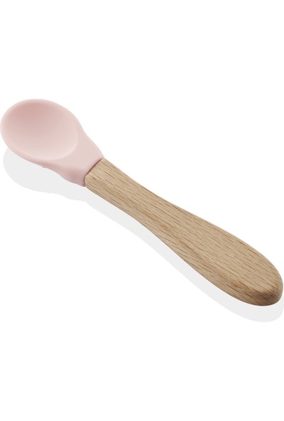 Babyjem Ahşap Saplı Silikon Kaşık
