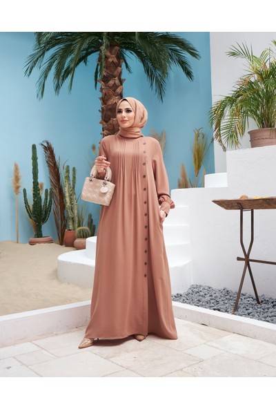 Neways Yandan Düğmeli Ferace Bisküvit Neways 6508