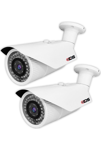 IDS 5mp Lensli 1080P Fullhd Ahd Güvenlik Kamerası Kamera Sistemleri Için Gece Görüşlü Su Geçirmez 2 Adet IDS 5mp Lensli 1080P Fullhd Ahd Güvenlik Kamerası Kamera Sistemleri Için Gece Görüşlü Su Geçirmez 2 Adet