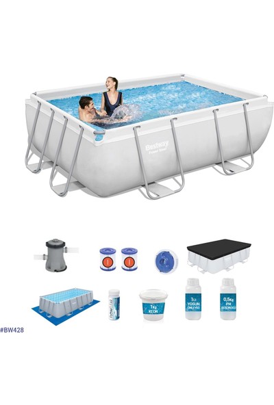 Bestway Prefabrik Havuz Seti 282X196X84CM BW428 Bestway Prefabrik Havuz Seti 282X196X84CM BW428