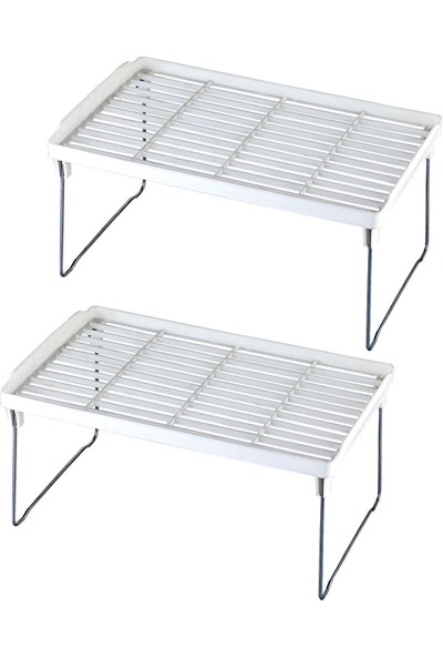 Luxmilard Easy Dolap Içi Raf Mutfak Düzenleyici - 2 Li Set Luxmilard Easy Dolap Içi Raf Mutfak Düzenleyici - 2 Li Set