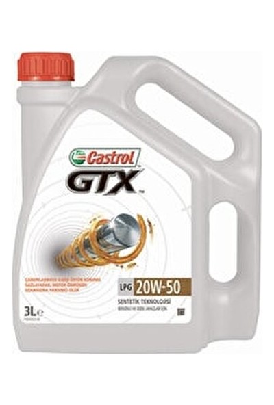 Castrol GTX 20W-50 3 Litre Motor Yağı ( Üretim Yılı: 2021 ) Castrol GTX 20W-50 3 Litre Motor Yağı ( Üretim Yılı: 2021 )