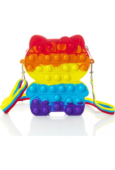 KUB Design Kubdesign Renkli Hello Kitty Model Popit Çanta