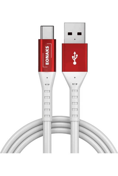 Eonaks Samsung Xiaomi Huawei Uyumlu Type-C Hızlı Şarj ve Data Kablosu Eonaks Samsung Xiaomi Huawei Uyumlu Type-C Hızlı Şarj ve Data Kablosu