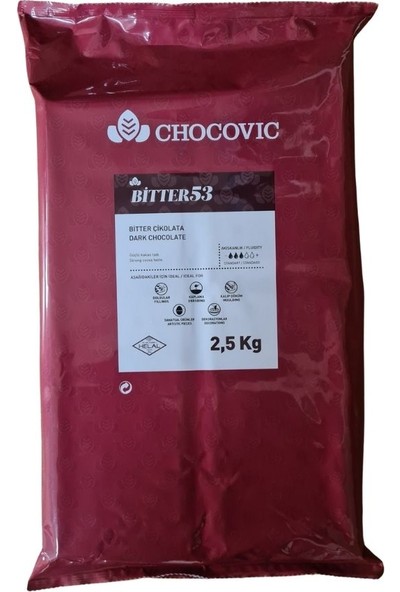 Chocovic Konfiseri Bitter Çikolata 2,5 kg