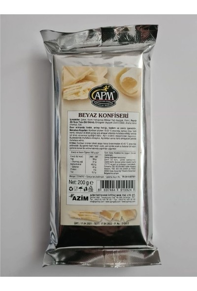 Apm Konfiseri Sütlü Çikolata 200 G