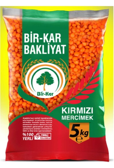Bir-Kar Mercimek 5 kg Bir-Kar Mercimek 5 kg