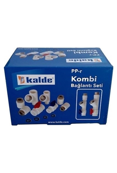 Kalde Kombi Bağlantı Seti 8’li Düz - Kalde Kalde Kombi Bağlantı Seti 8’li Düz - Kalde