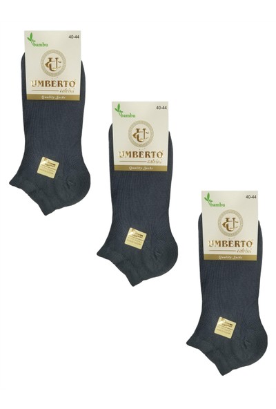 Umberto Calvini Umberto 6 Adet Erkek Doğal Bambu Patik Çorap - 307 Umberto Calvini Umberto 6 Adet Erkek Doğal Bambu Patik Çorap - 307