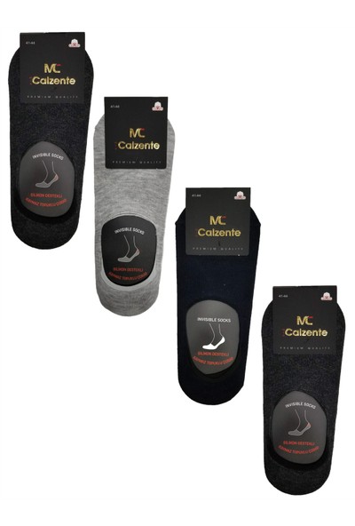 Mia Calzente 6 Adet Erkek Silionlu Görünmez - Babet Çorap