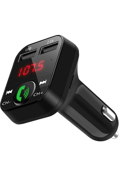 Profisher Bluetooth Fm Verici Araç Kiti Dijital LCD LED Tf Mp3 Çift USB Şarj Profisher Bluetooth Fm Verici Araç Kiti Dijital LCD LED Tf Mp3 Çift USB Şarj